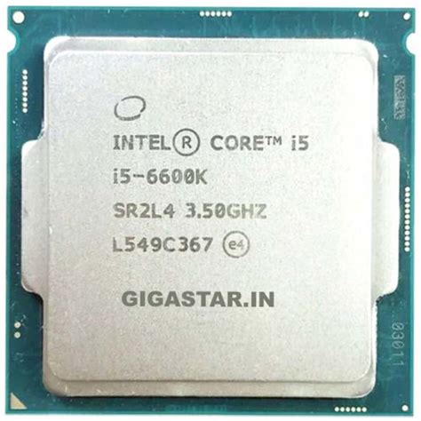 Intel Core I5 6600k 6th Generation Processor 35 Ghz For Lga 1151