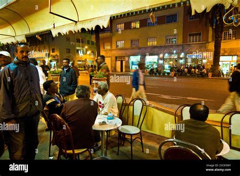 DailyLife Empire Bar Asmara Eritrea Stock Photo Alamy