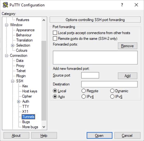 Setting Up Putty To Create A Ssh Tunnel From Windows To Xojo Cloud Xojo Programming Blog