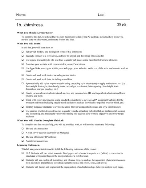 Html Assignment 1