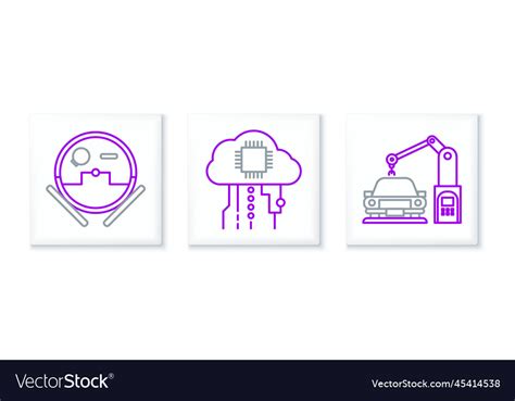 Set Line Industrial Machine Robotic Robot Arm Hand