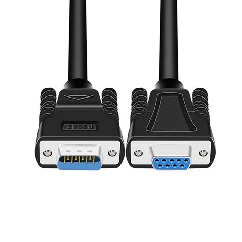 Kolorapus DB9 Pin Female To Female Connector Serial Cable RS232 To RS 232 Extension Cable 9pin