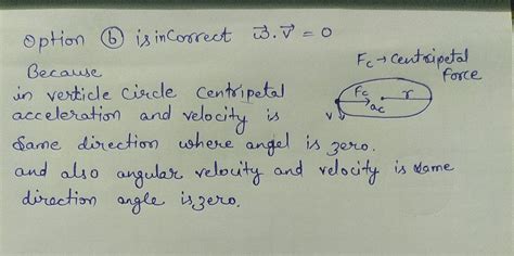 Select the incorrect option τ torque v velocity ω angular velocity ac