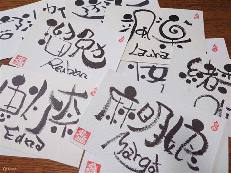Calligraphy Art Experience Let S Write Your Name In Kanji Klook