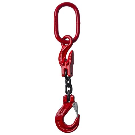 Deltalock Grade 80 1 Leg Chain Sling 13 Mm X 4 Meter With Clevis