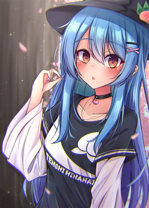 Hinanawi Tenshi Touhou Drawn By Siw N Danbooru
