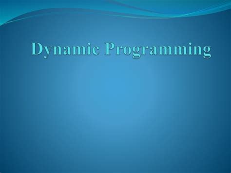 Dynamic Programming Knapsack Problem Ppt