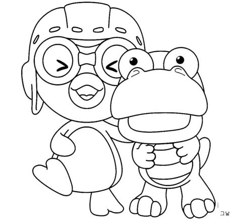 뽀로로 색칠공부 도안 받아 가세요 2022 꼬마 루피