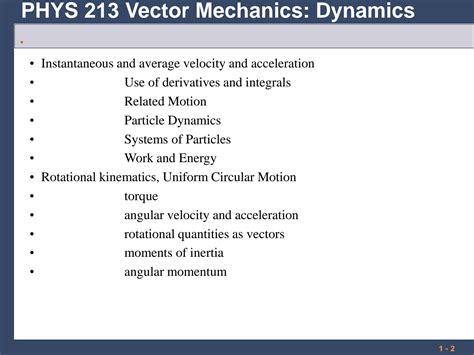 SOLUTION Physics Vector Dynamics Notes And Questions Studypool