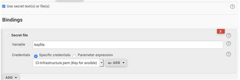 Bash How To Use The Secret File In A Jenkins Non Pipeline Jobs