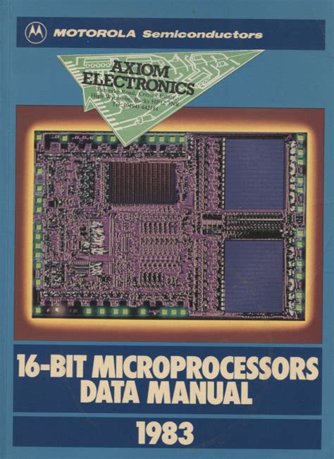 16 Bit Microprocessors Data Manual 1983 Manual Computing History