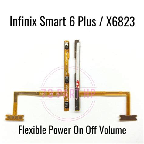Original Flexible Konektor Power On Off Volume Infinix Smart Plus X X C