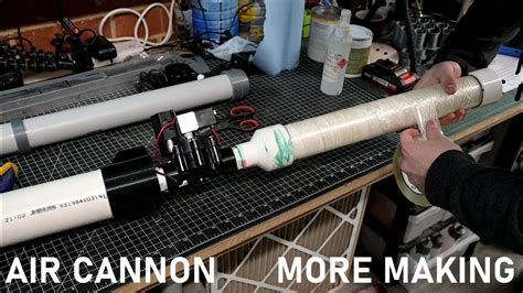 Building An Air Cannon That Flings Tennis Balls And Gopros Youtube