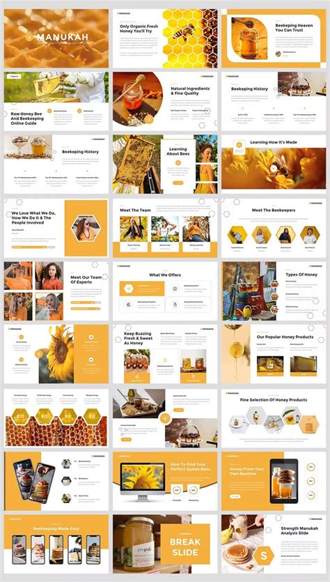 Beekeeping Home And Honey Shop Powerpoint Template Best Presentation