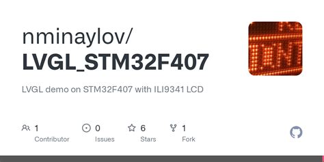 GitHub Nminaylov LVGL STM F LVGL Demo On STM F With ILI LCD