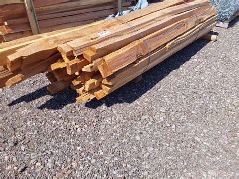 Bundle Of 8ft And 10ft Rough Cut Fence Rails Jandj Auctioneers Llc