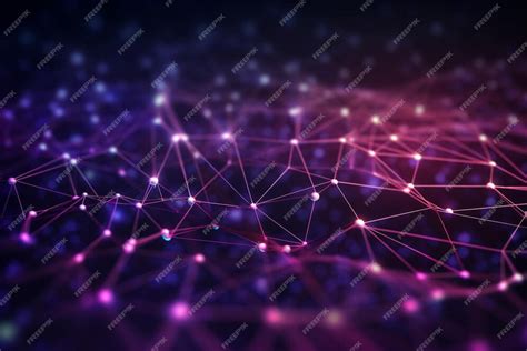 Premium Ai Image Decentralized Network Nodes Connections Pathway Guide Abstract Connection