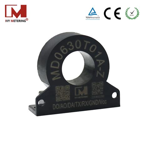Horizontal Pin Type RCD 6mA DC Leakage Detection Differential Current