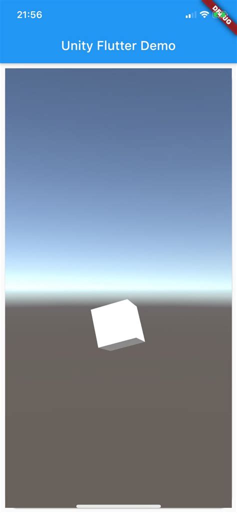 Can T Render Anything On Top Of UnityWidget For IOS In The Example Too