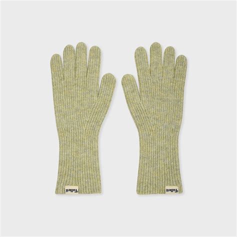 핑거홀 니트 장갑 그린 감도 깊은 취향 셀렉트샵 29cm