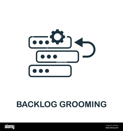 Backlog Grooming Icon Simple Element From Agile Method Collection Filled Backlog Grooming Icon