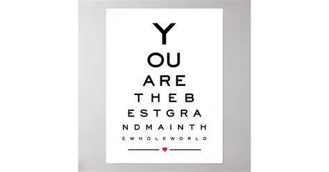 Je Bent De Beste Grootmoeder In De Wereldooggrafie Poster Zazzle Nl