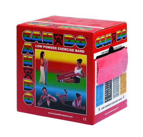 Cando Resistance Exercise Therapy Band Red Health And Care
