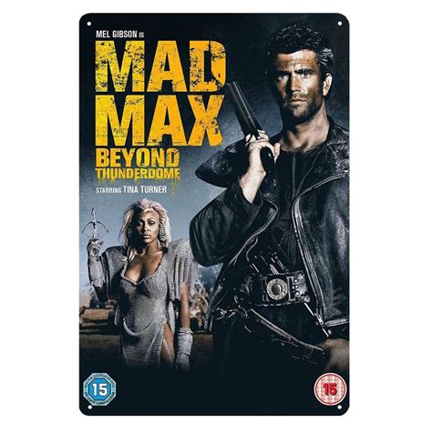 Mad Max Beyond Thunderdome Movie Metal Poster Tin Sign 20x30cm Plate