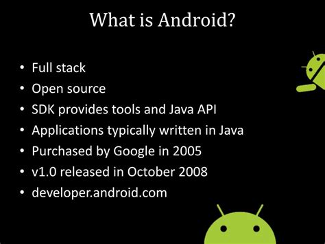 Ppt Introduction To Android Development Using Net And Mono