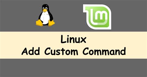 Linux How To Add Custom Commands Technical Feeder