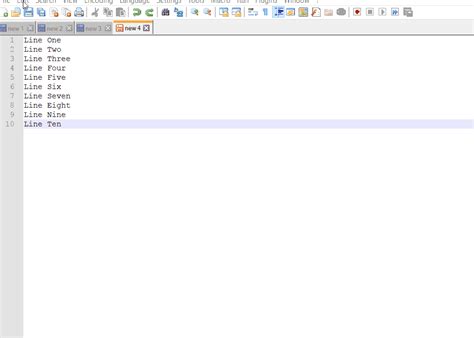 Flip Or Reverse Line Order In Notepad Super User