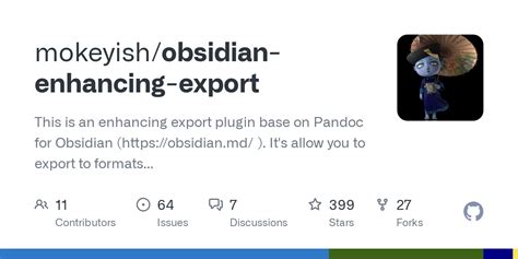 Github Mokeyishobsidian Enhancing Export This Is An Enhancing Export Plugin Base On Pandoc
