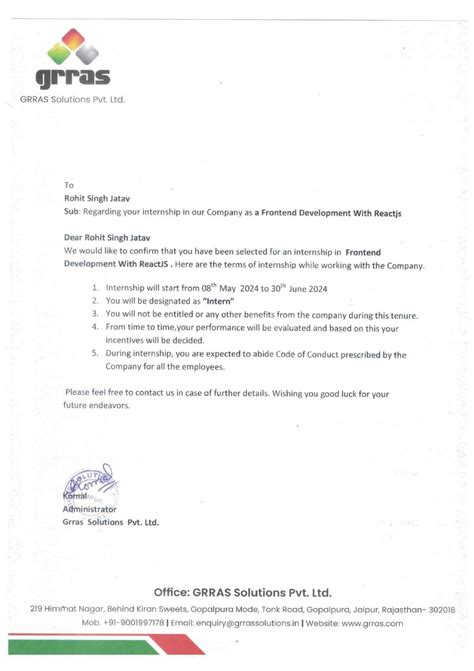 Rohit Singh Jatav On Linkedin Internship Frontenddevelopment Reactjs