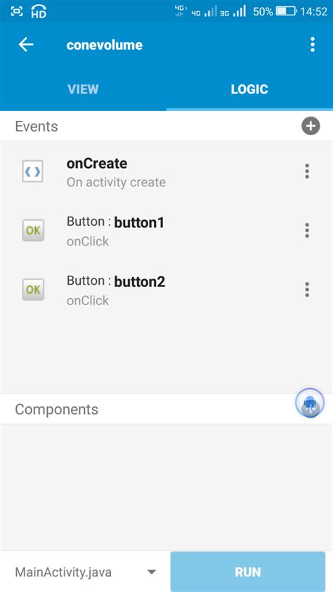 in sketchware how to create a calculator for any simple formula