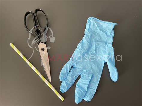 Masturbador Casero Con Guante De Látex