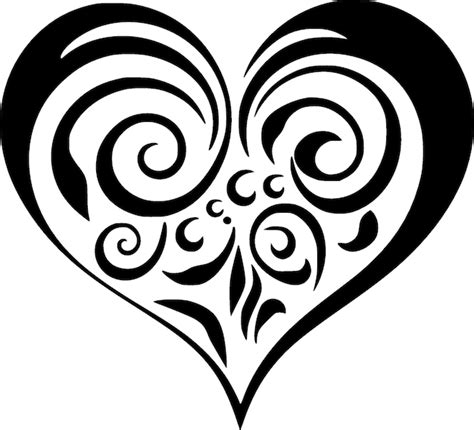 Premium Vector Heart Minimalist And Simple Silhouette Vector Illustration