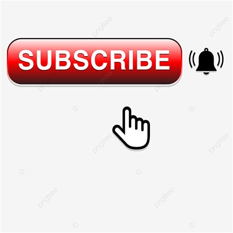 Subscribe Bell Vector Png Images Subscribe Red Button With Bell And