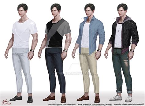 Class Demonstration Work Clothes Variation By Inhyuklee On Deviantart