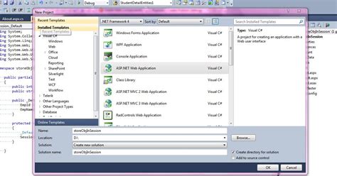 Storing Class Object In Session In ~ Dotnet Guru