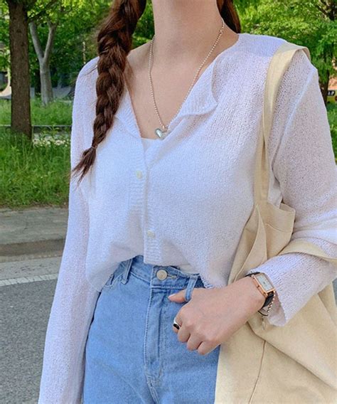 에이비글 살안타💖 팝핑 솜사탕 니트 가디건 크롭 볼레로 시스루 레이어드 커버업 부클 핑크 가디건 봄 간절기 아우터