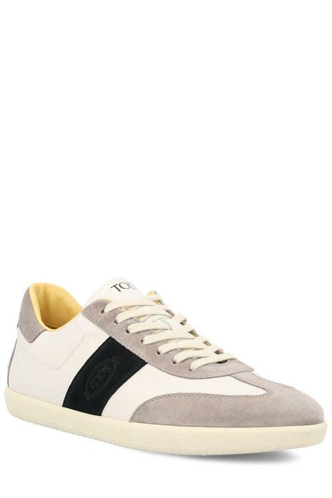 Tods Leather And Suede Sneakers Tods