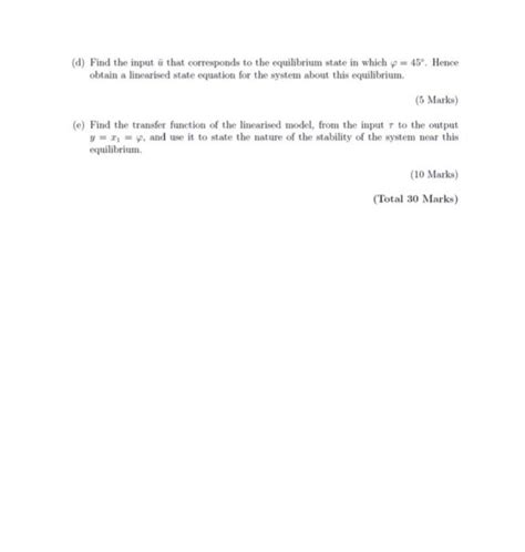 Solved 1 Consider A Crane With A Fixed Pivot As