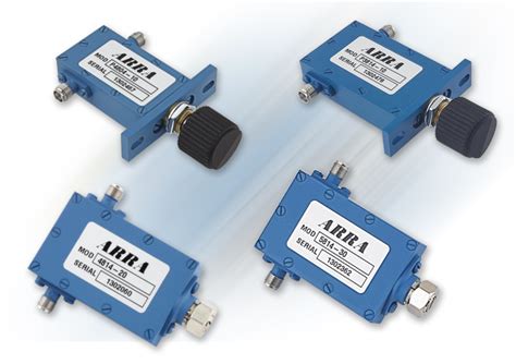 Miniature Continuously Variable Attenuators 1 18 Ghz Arra