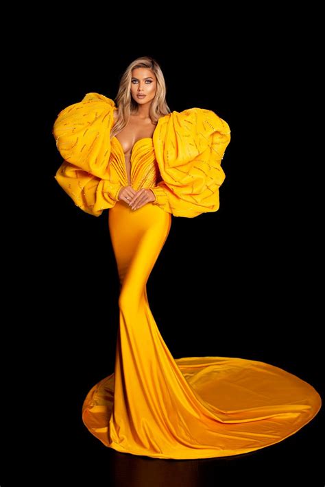 Yellow Slik Evening Dress S Yellow Lace Artofit