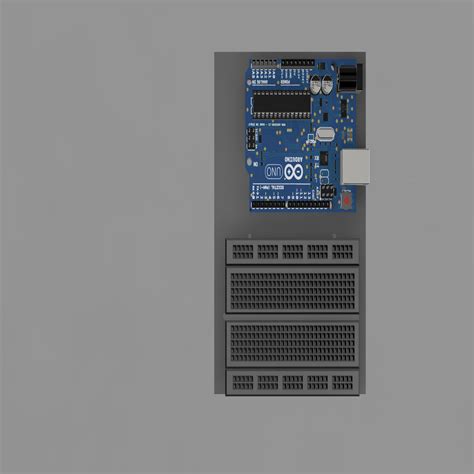 Free 3d File Arduino Uno And 30 Row Breadboard 🔌 ・object To Download