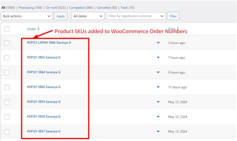 How To Add Product Sku To Woocommerce Order Numbers Tyche Softwares