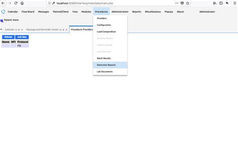 Transferring Data From Hl7 Enabled Device To Openemr Management And Administration Openemr
