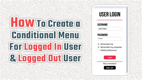 How To Create Different Menu For Logged In User And Logged Out User For Wordpress Website Youtube
