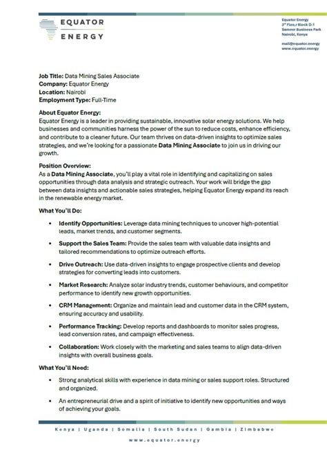 ikokazi ikokazike kenyarenewables solar jobske equator energy