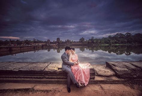 Pre Wedding Photography At Angkor Wat Temples Siem Reap Cambodia